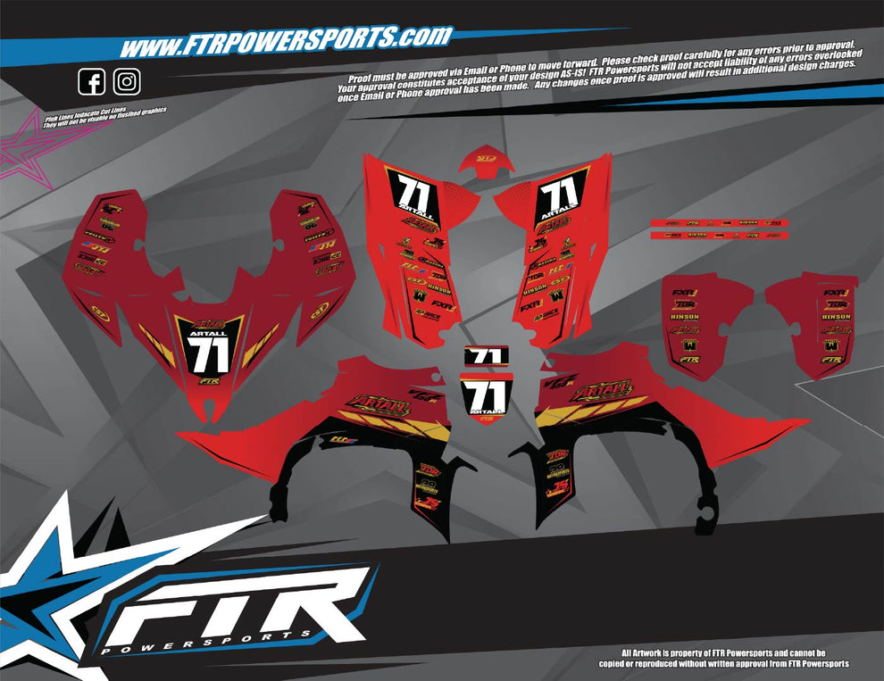 Complete Custom Kit – FTR Powersports Graphics