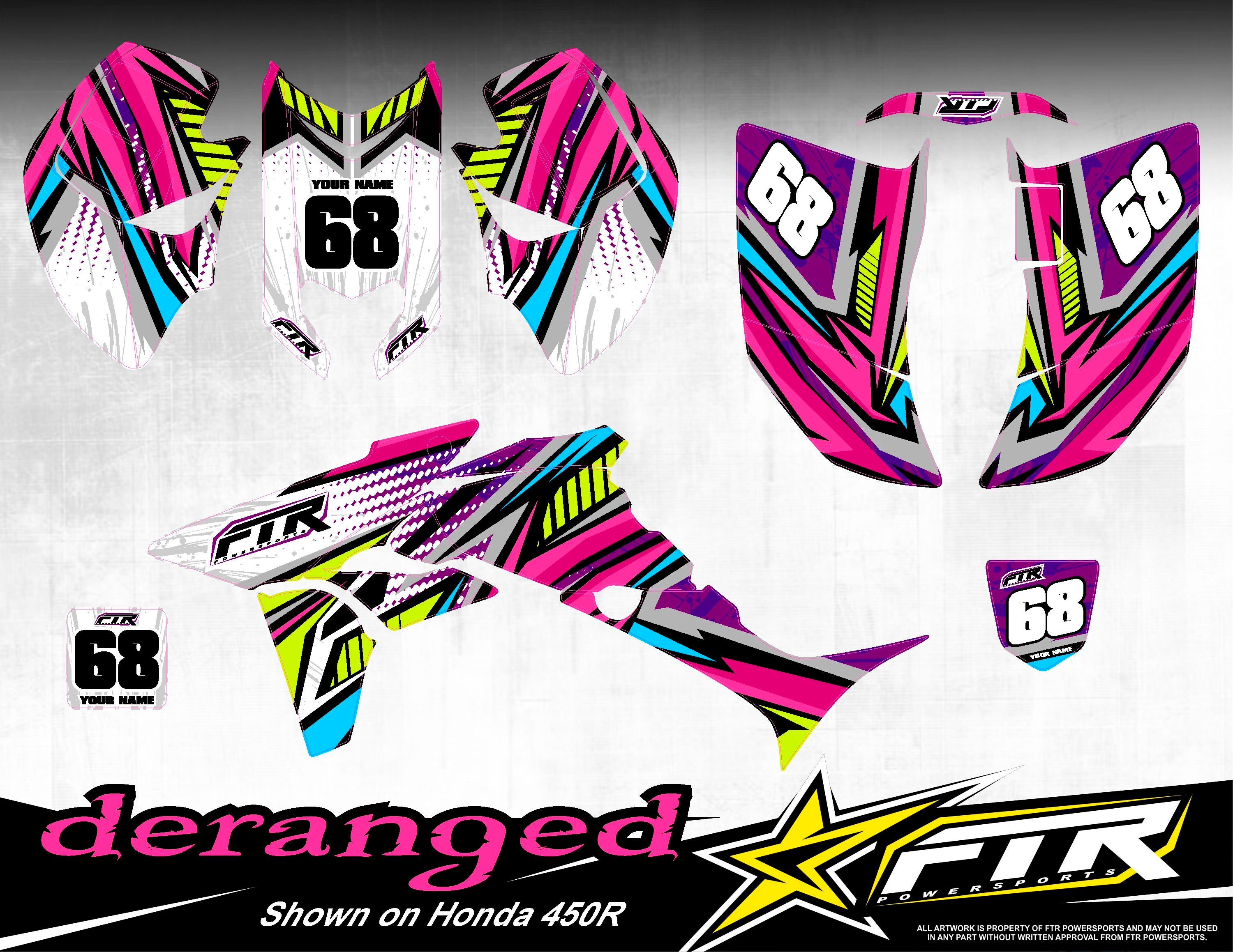 Deranged – FTR Powersports Graphics