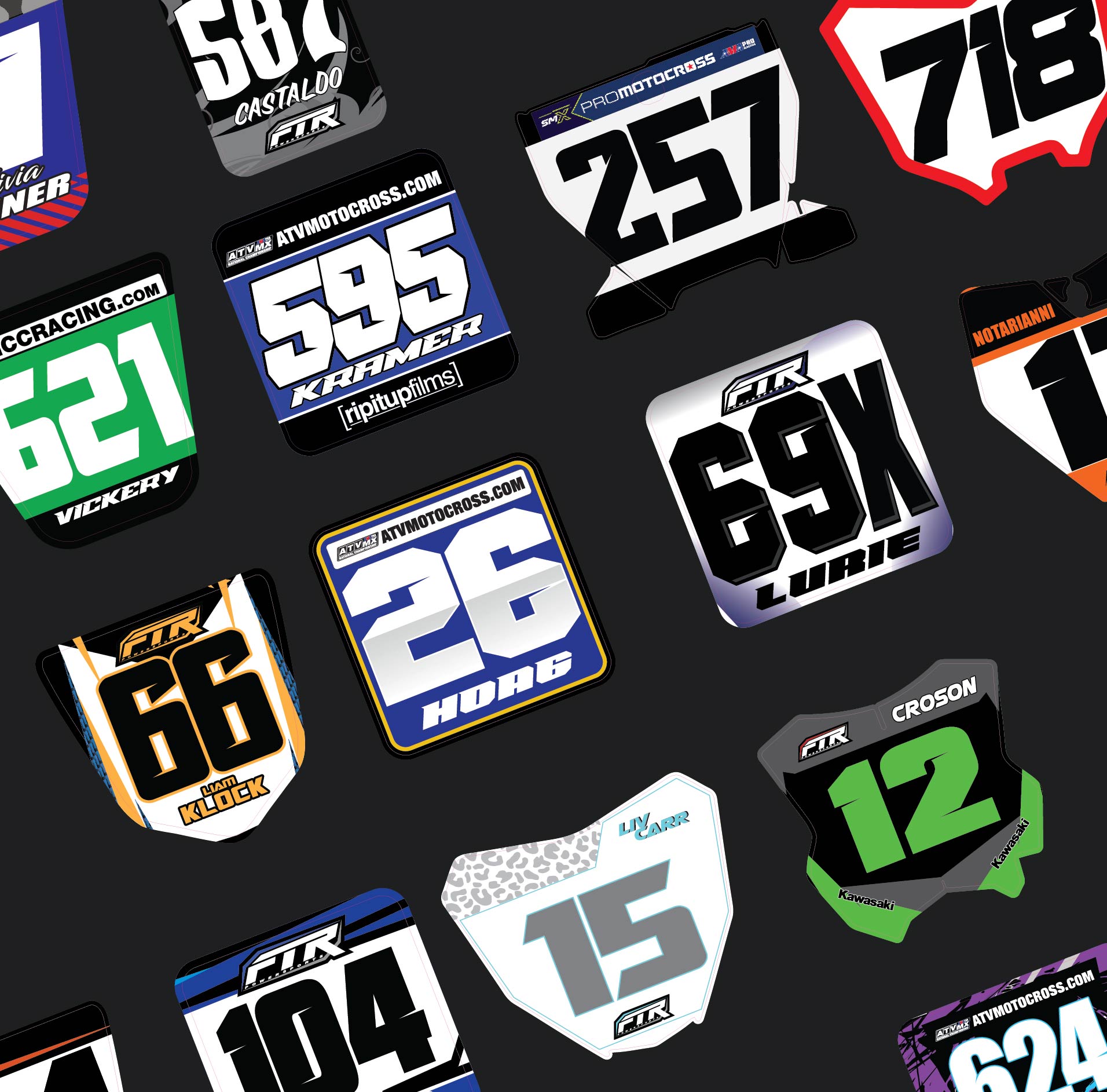Mini Plates – FTR Powersports Graphics